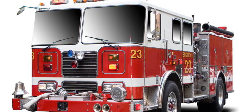 Beach Fire & Rescue Posters | Glossy Firefighter Wall Art — Wallhogs