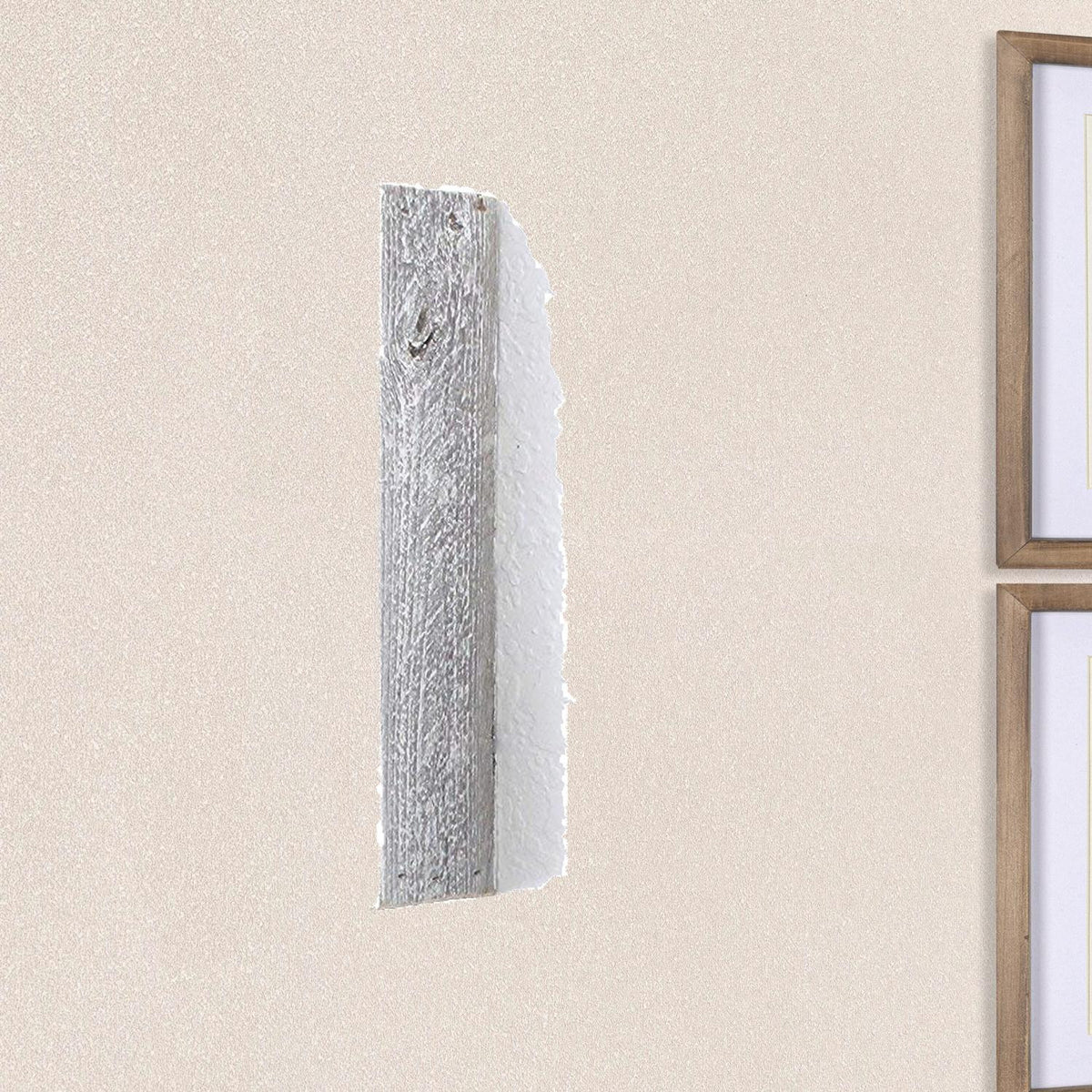 Set Of 3 Square Rustic White Wash Wood Open Box Shelves | Each 12"x12 ...