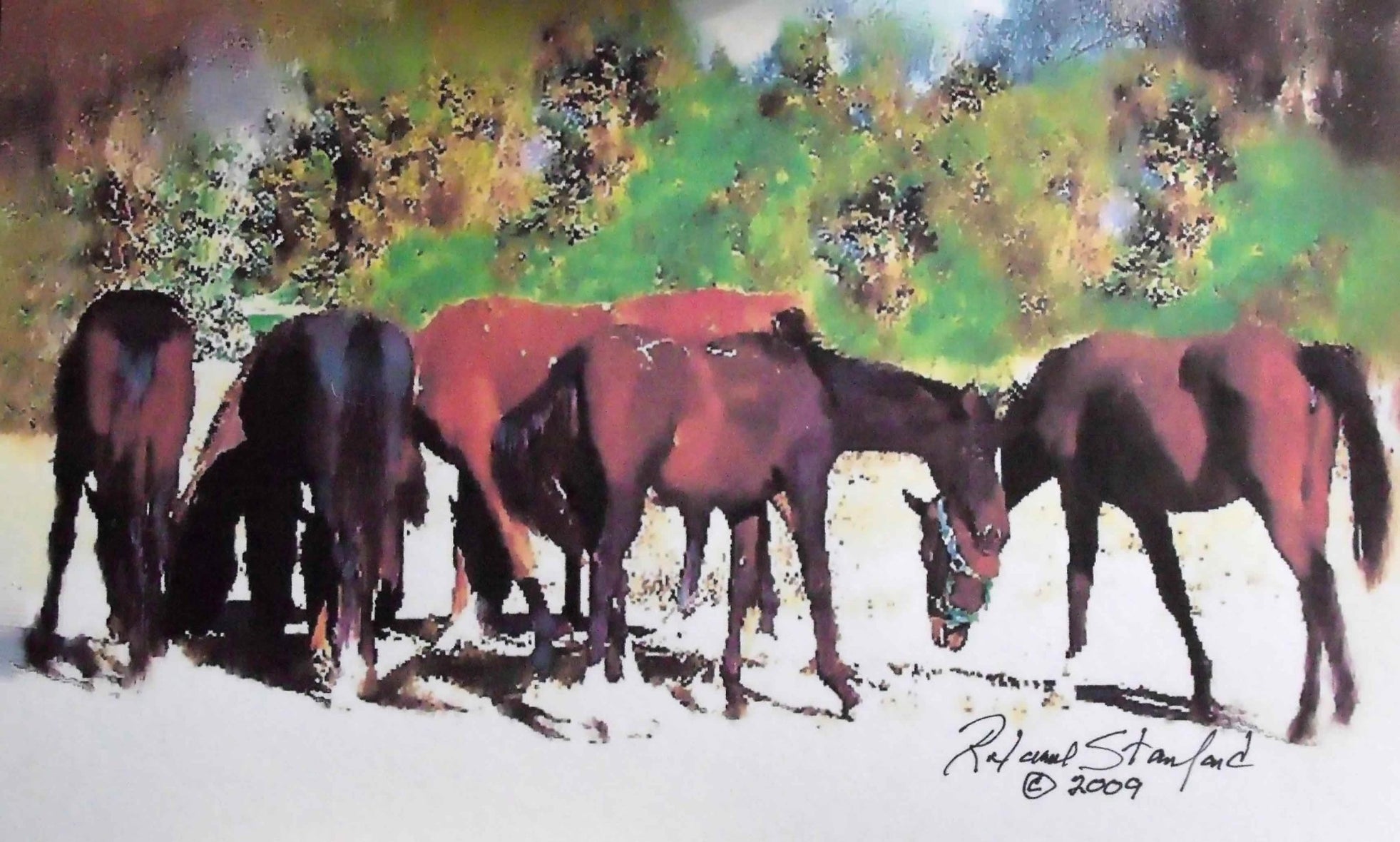 🐎 Mustang Herd Wall Decal | Western Horse Wall Art — Wallhogs