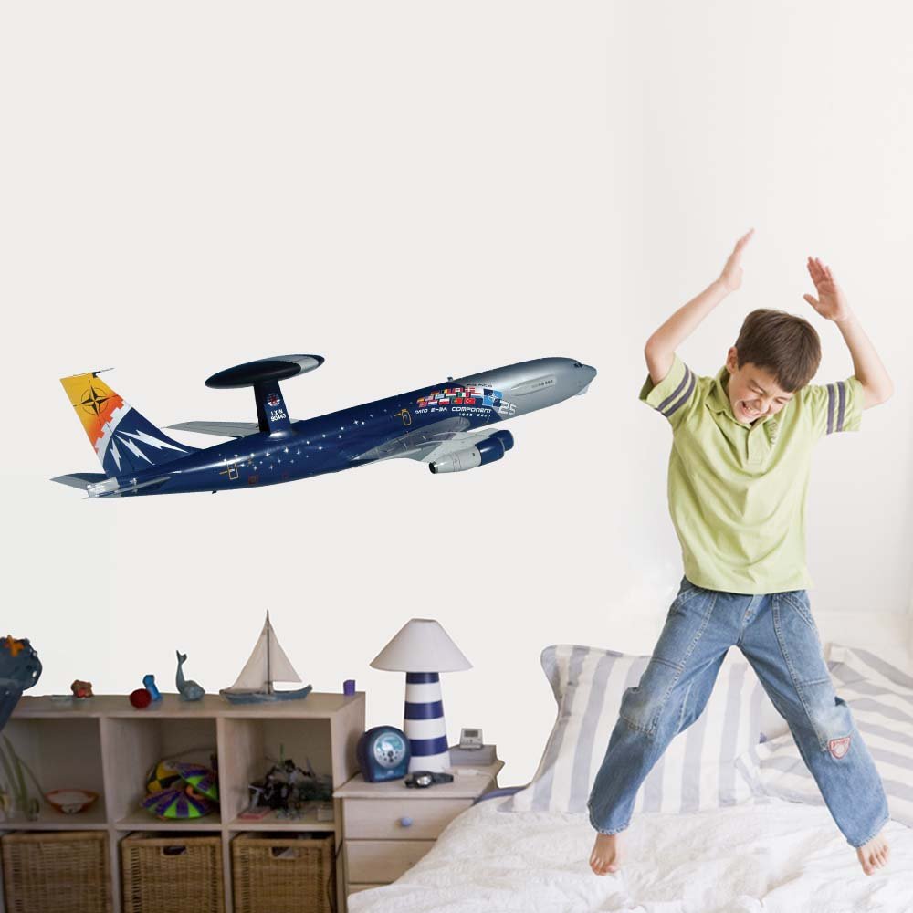 HR 25th Ann. AWACS Radar Plane Wall Decal | Wallhogs