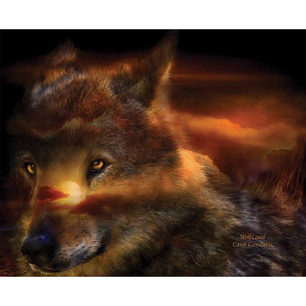 Carol Cavalaris "WolfLand" Gloss Poster | Wallhogs