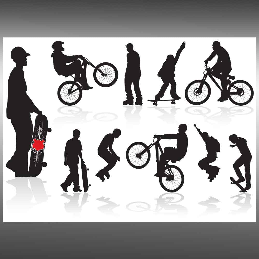 Extreme Silhouettes Gloss Poster | Wallhogs