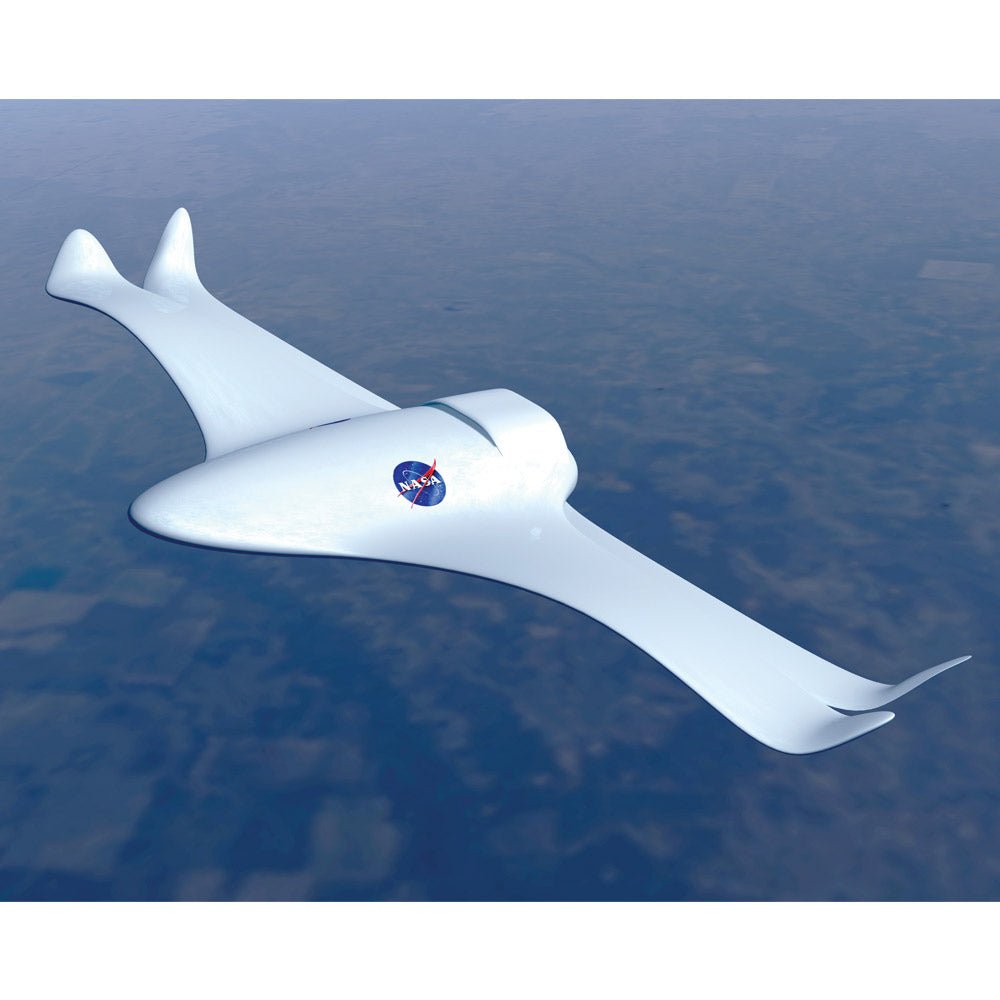 NASA Smart Plane in Flight Gloss Poster | Wallhogs