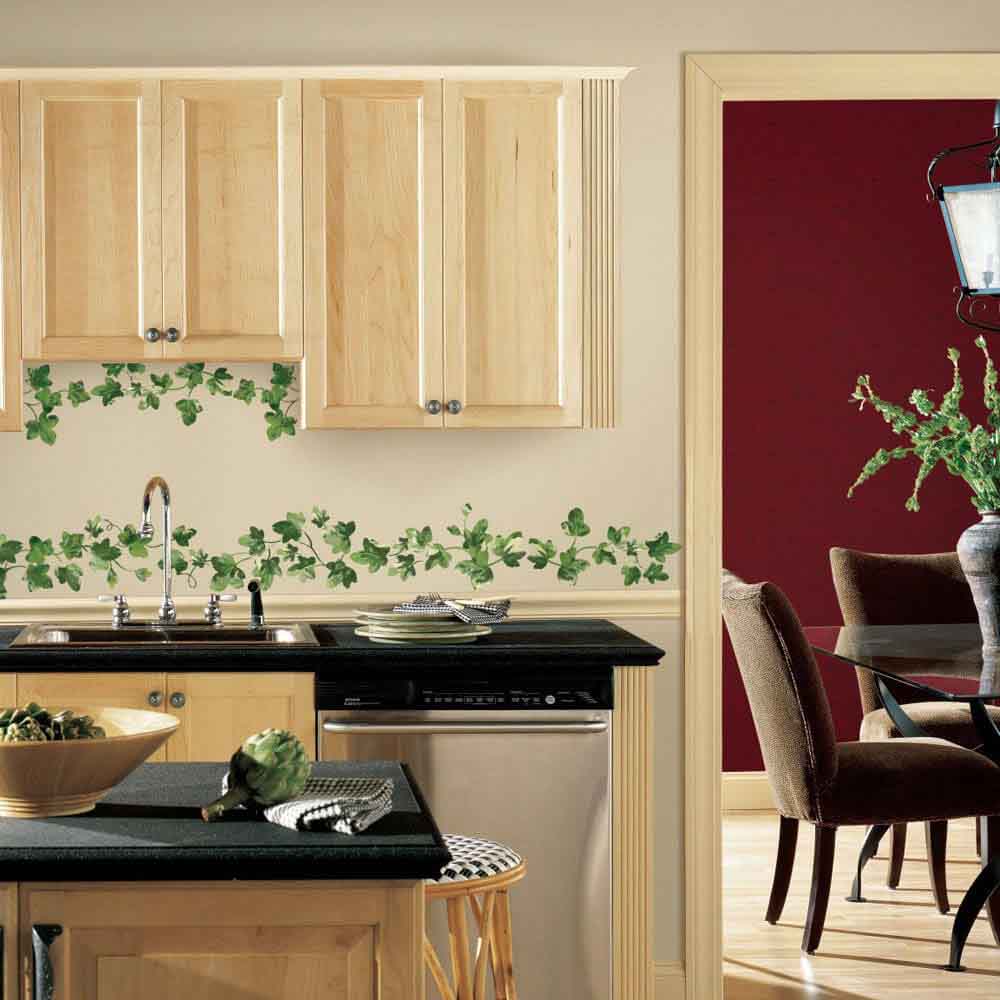 Painterly Ivy Wall Decals | Wallhogs