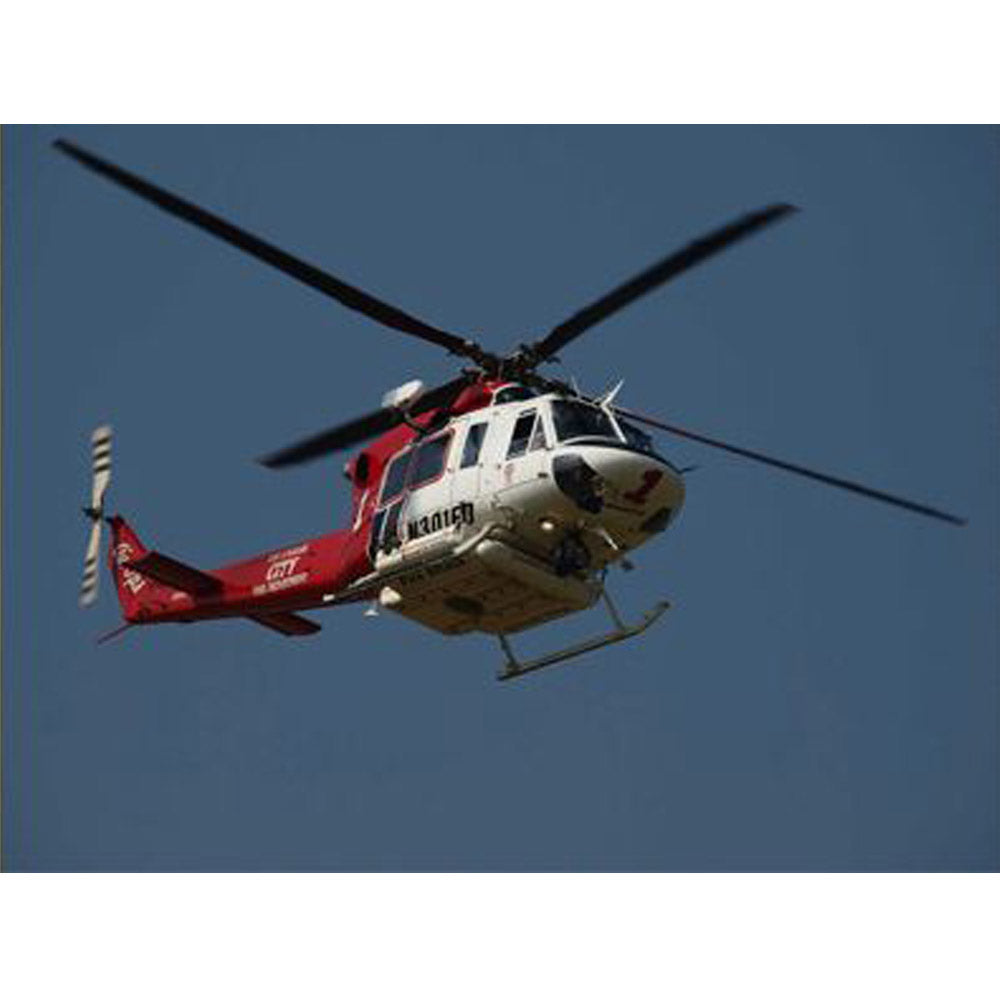 Chibi Photography LAFD Fire I Helicopter Gloss Poster | Wallhogs