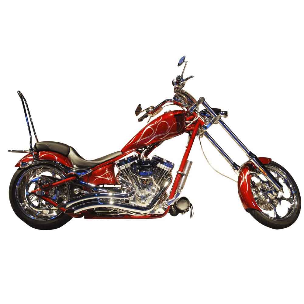 Custom Flame Chopper Wall Decal | Wallhogs