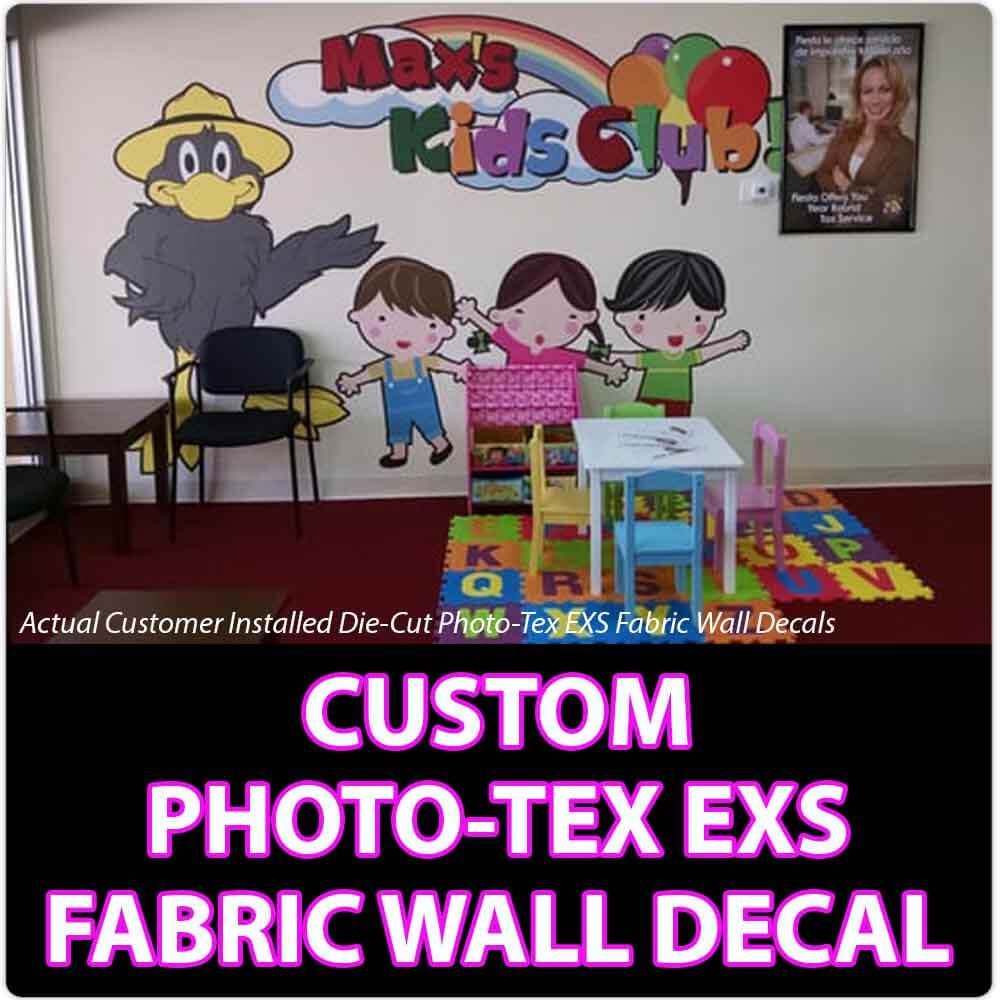 Custom Photo-Tex EXS Hi-Tack Wall Decal Fabric (8 Sizes Available ...