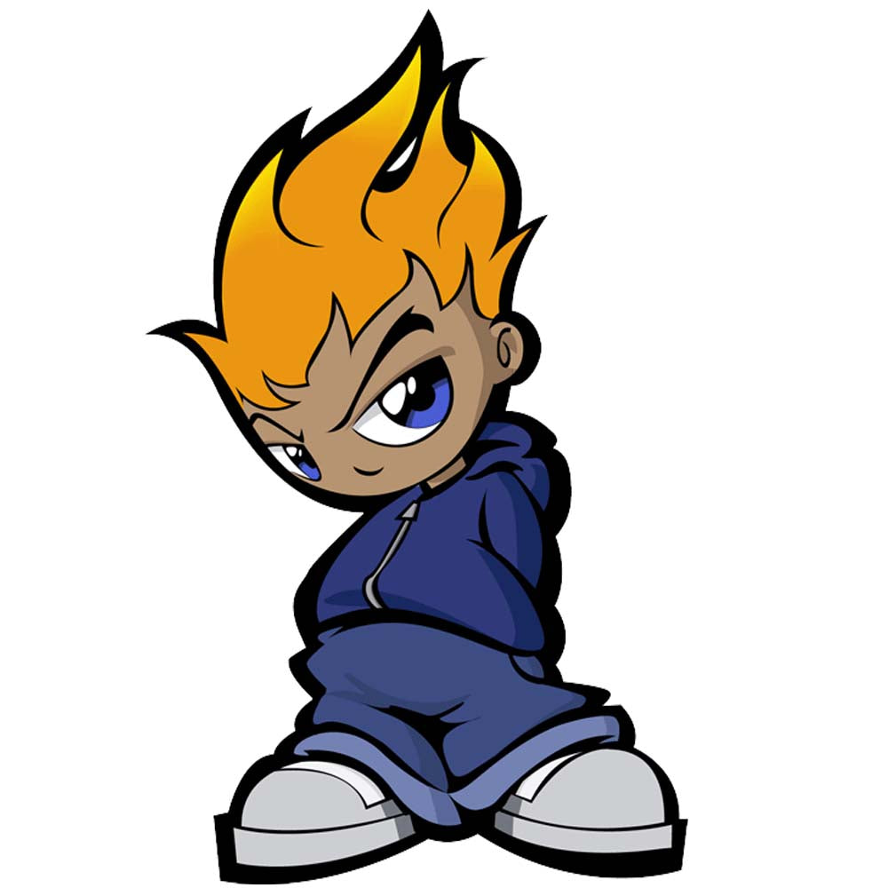 Flamehead Wall Decal | Wallhogs