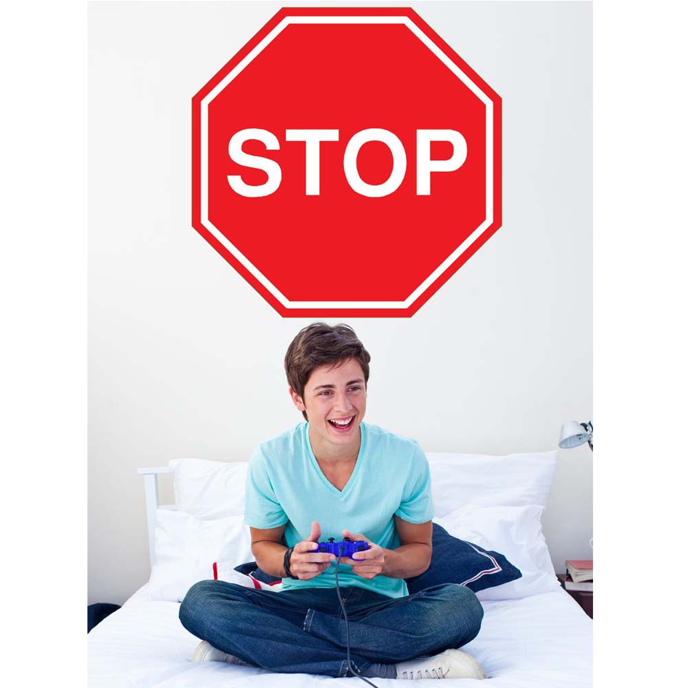 Stop Sign Wall Decal | Wallhogs