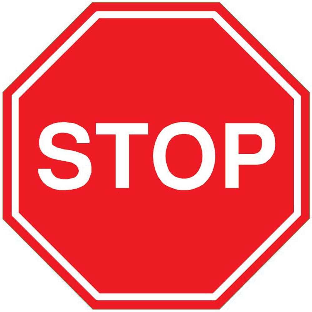 Stop Sign Wall Decal | Wallhogs