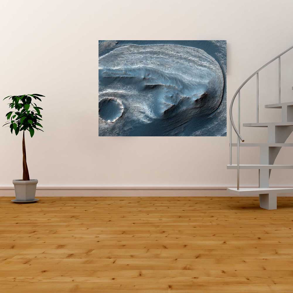 Cratered Surface of Mars Gloss Poster | Wallhogs